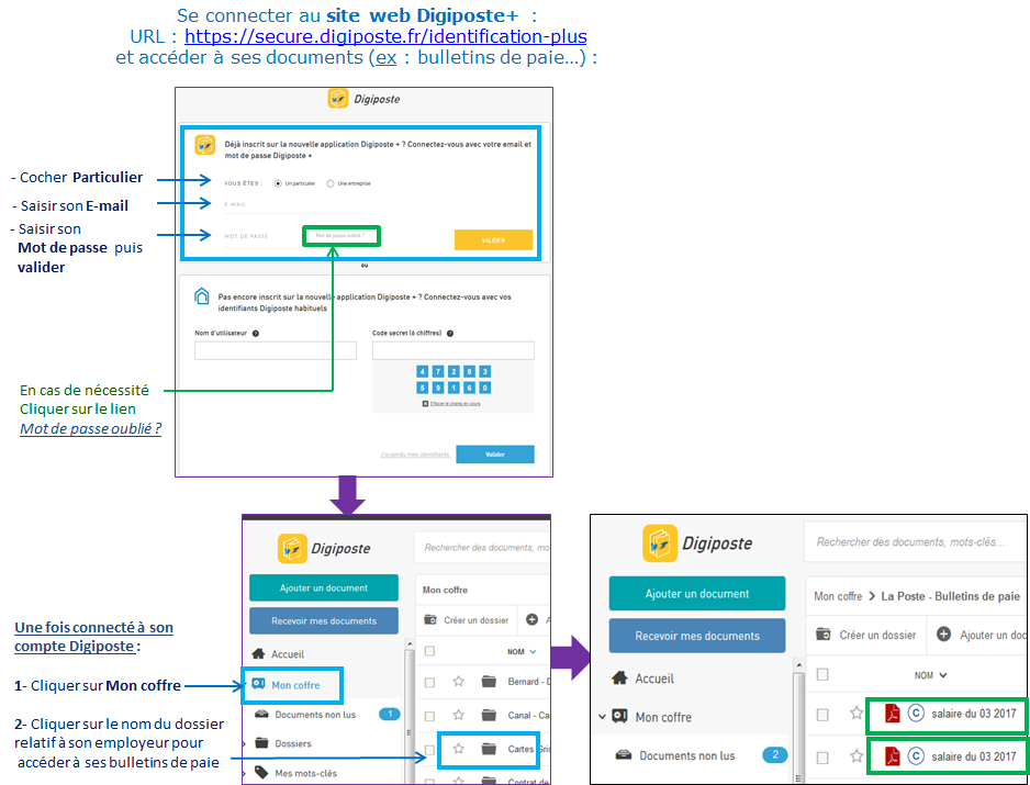 Digiposte, le coffre fort électronique pour recevoir, archiver et ...
